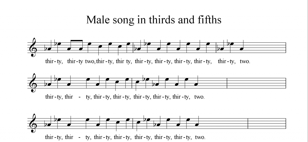 Musical Analysis of Bird Song | singinghedgeblog